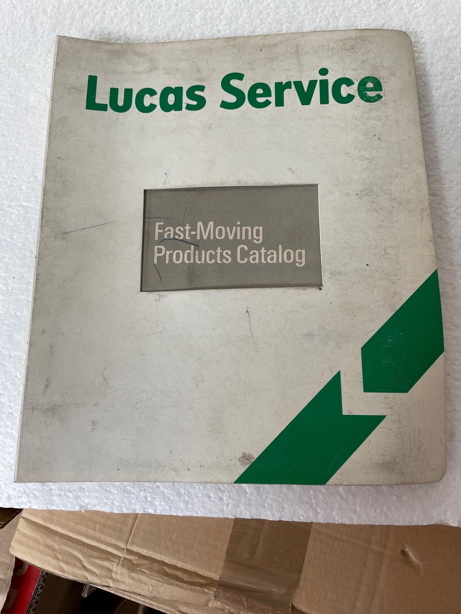 ORIGINAL 1978 LUCAS SERVICE FAST MOVING PRODUCTS CATALOGUE 1020/1