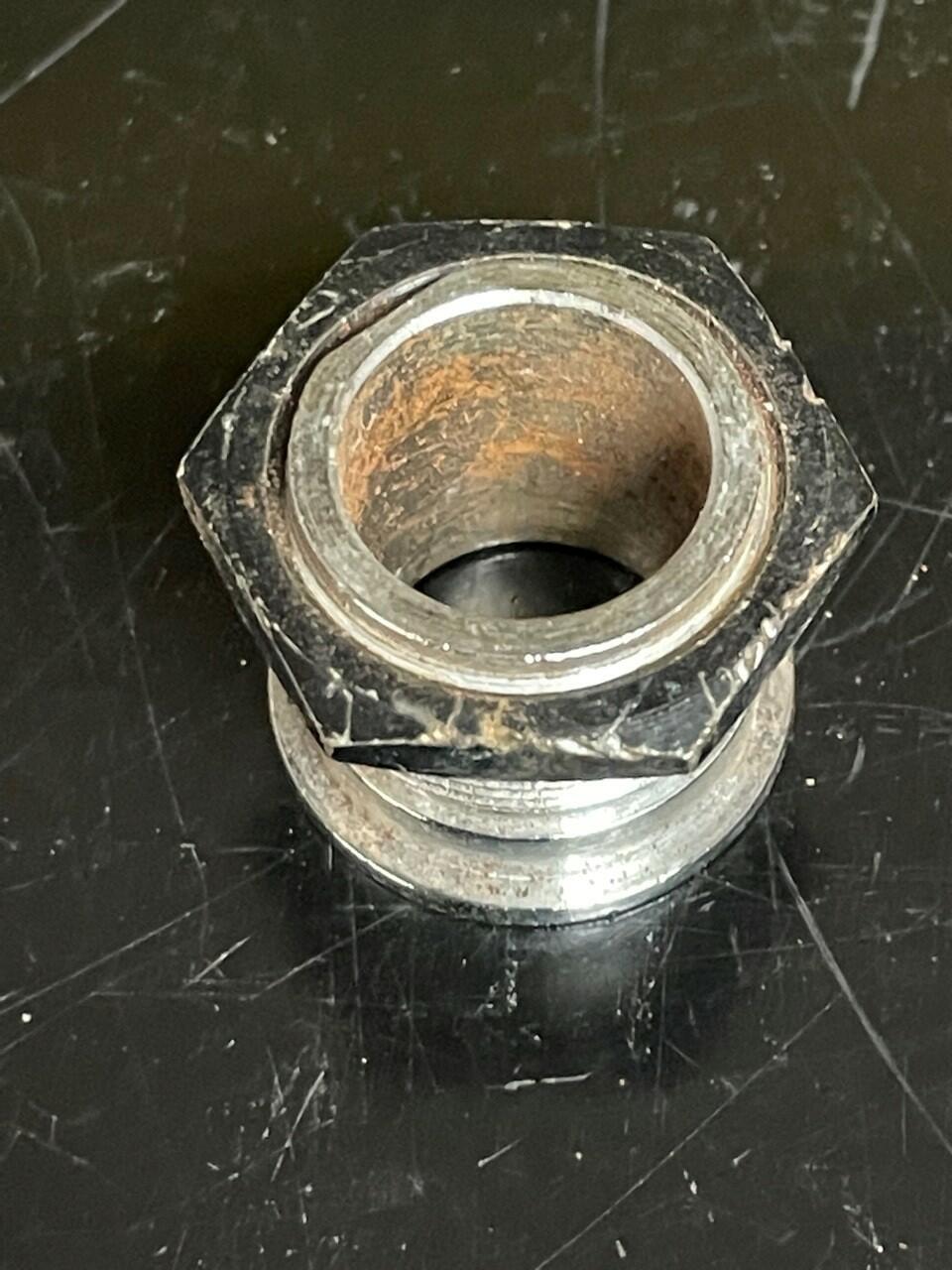 ORIGINAL JAGUAR HEADLIGHT SWITCH BEZEL & NUT C15452 (B)