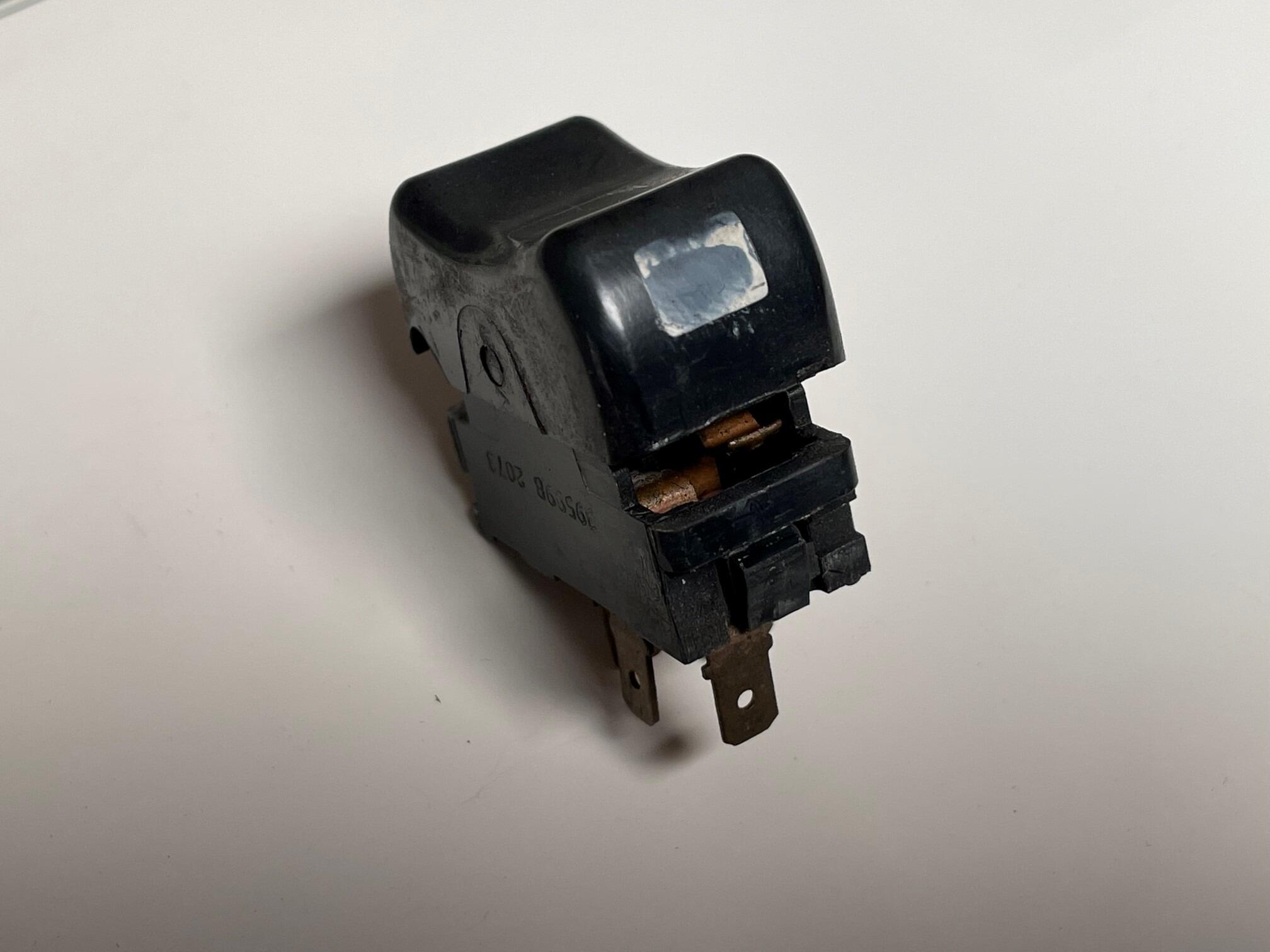 ORIGINAL LUCAS 39599 JAGUAR 2 POSITION ROCKER SWITCH FOR INTERIOR LIGHT