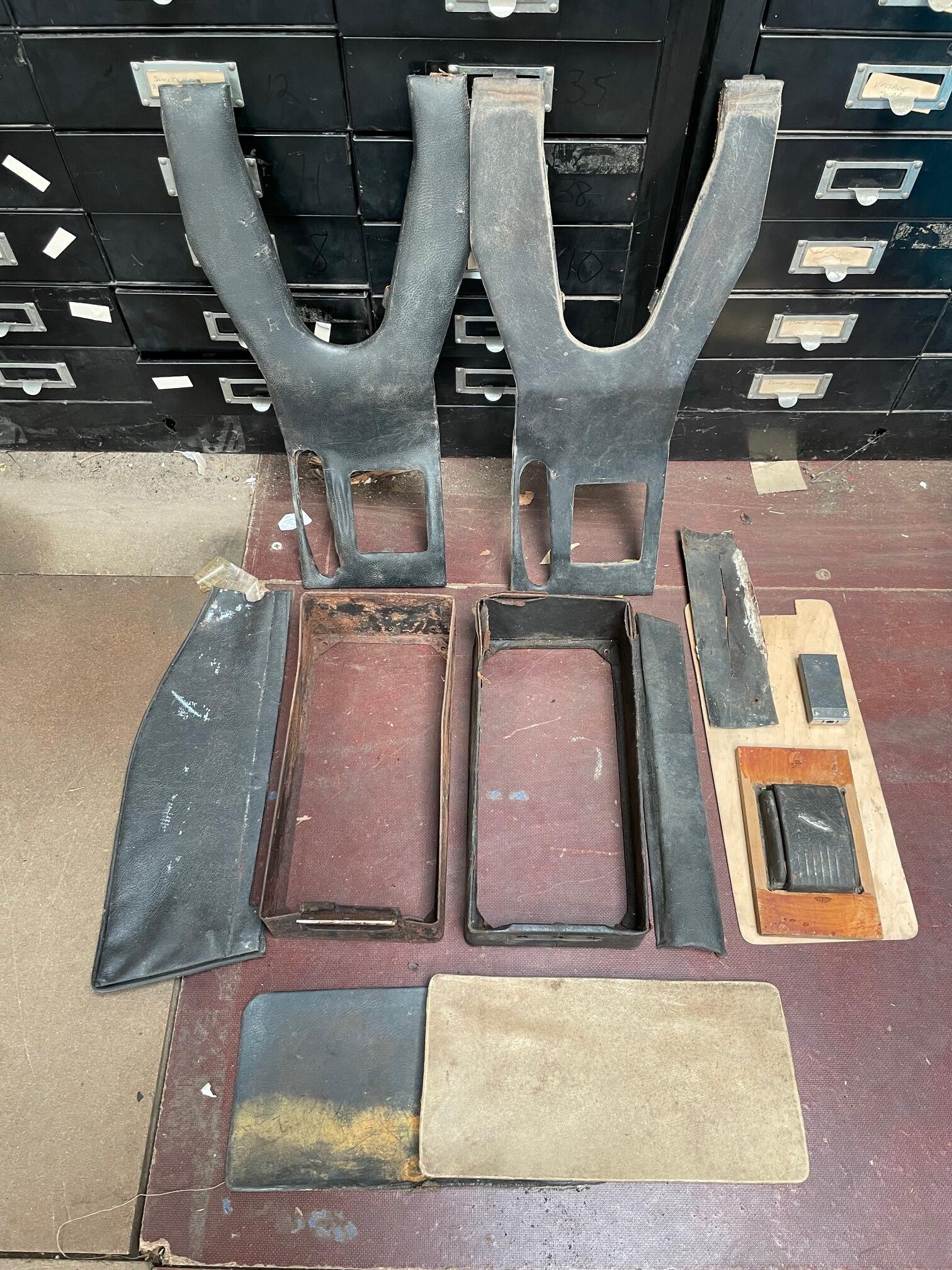 WHOLESALE PACKAGE OF ORIGINAL E-TYPE ASSORTED CENTRE CONSOLE PANELS AND ...