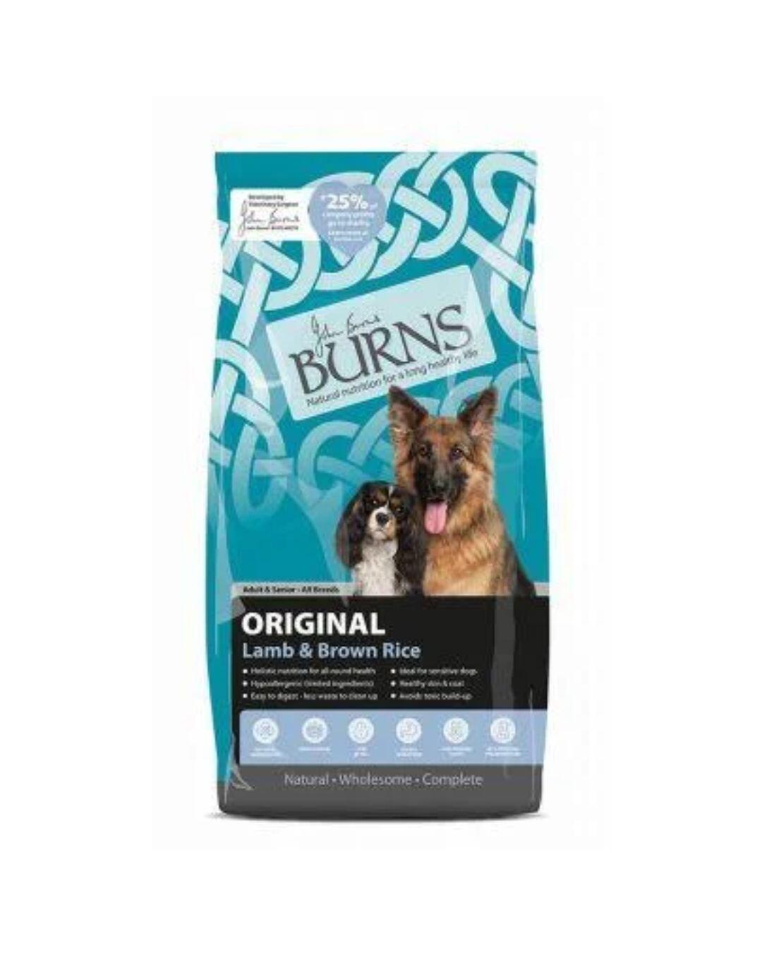 Burns Original Lamb and Brown Rice 12kg bag