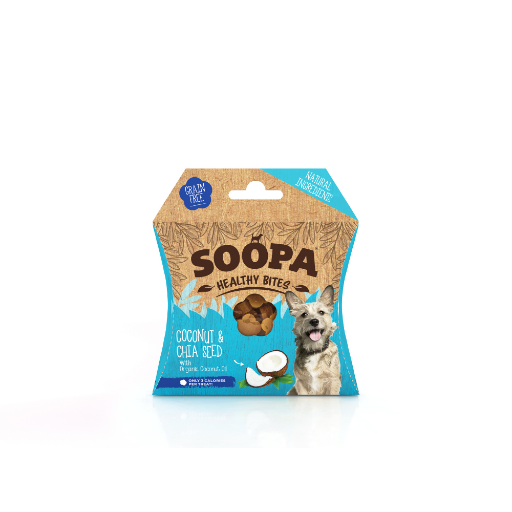 Soopa Pets Healthy Bites Coconut and Chia Seed 50g