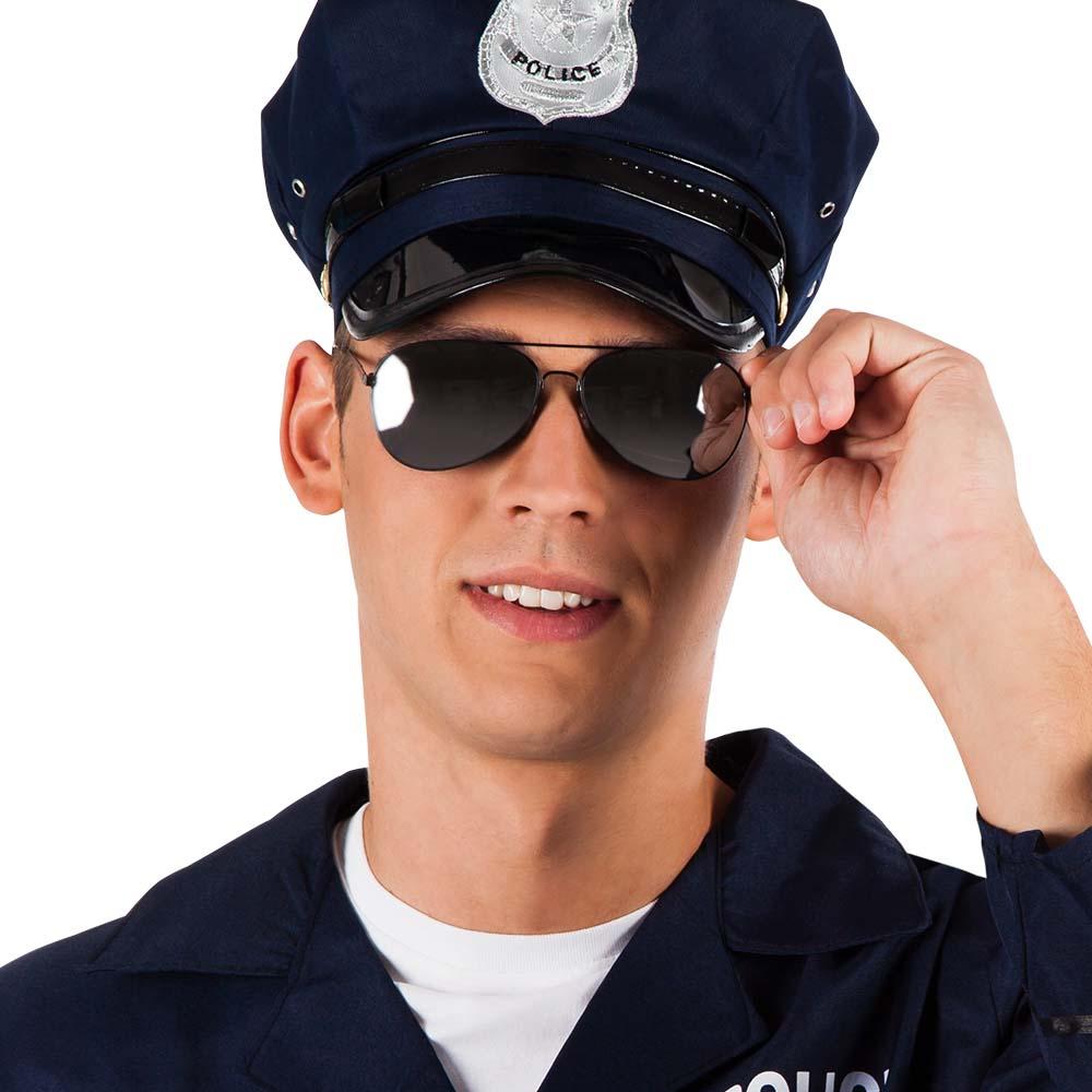 Police Aviator Mirrored Glasses