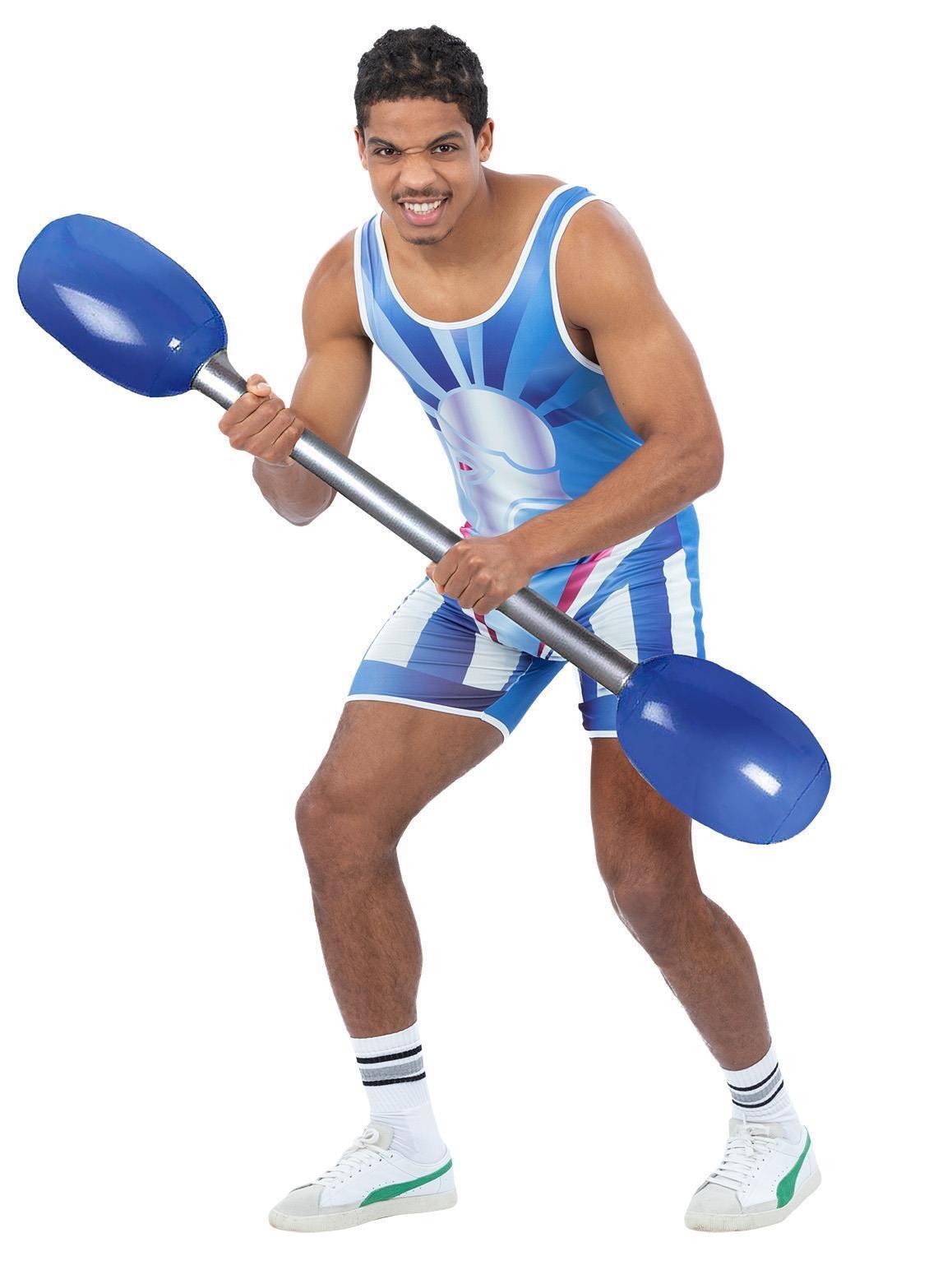 90s Game Show Contender Costume Blue