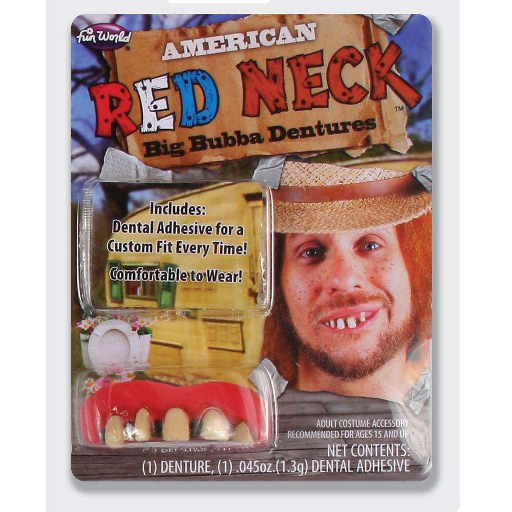 Big Bubba Red Neck Fake Teeth – Novelty Fancy Dress Teeth