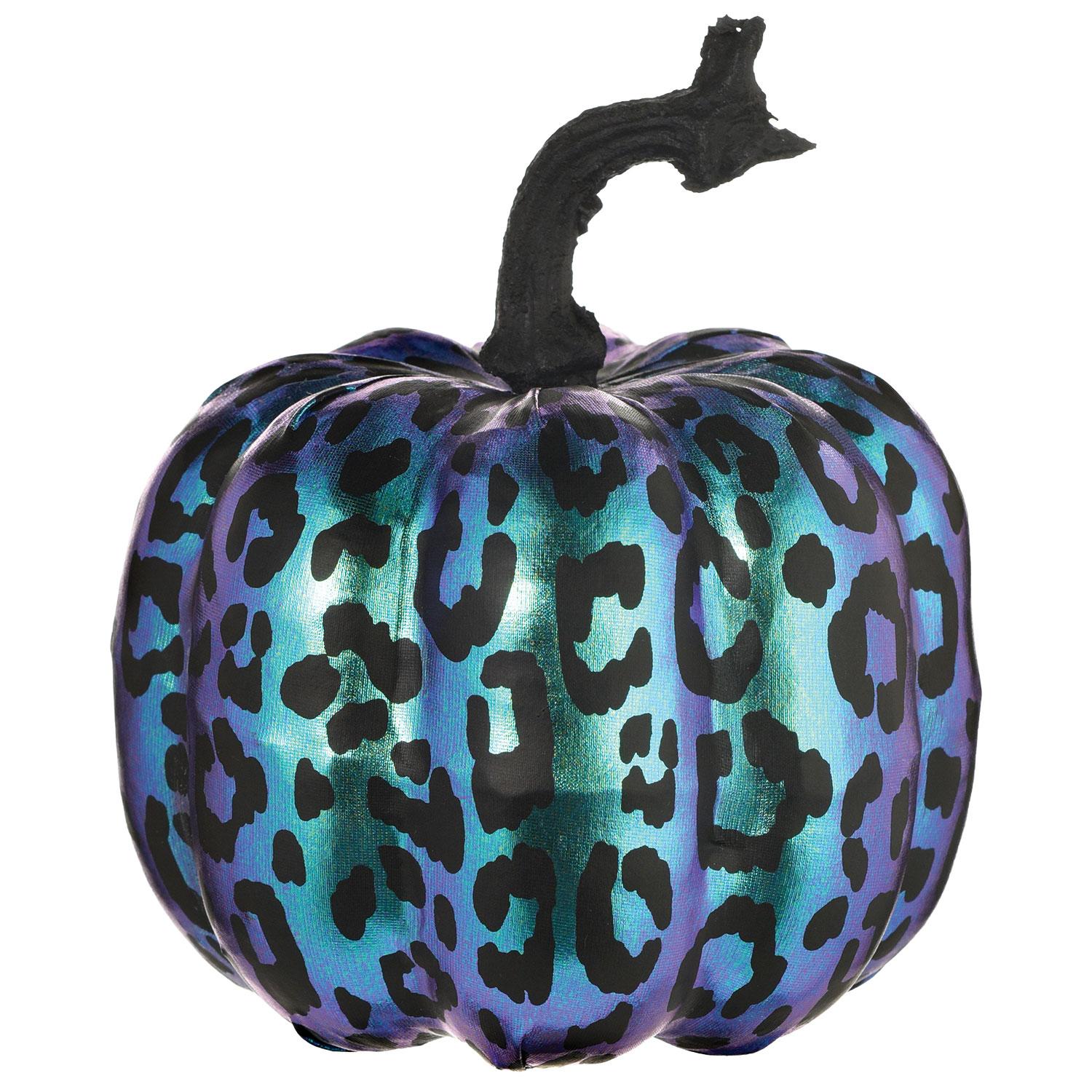 Purple Midnight Pumpkin Decoration