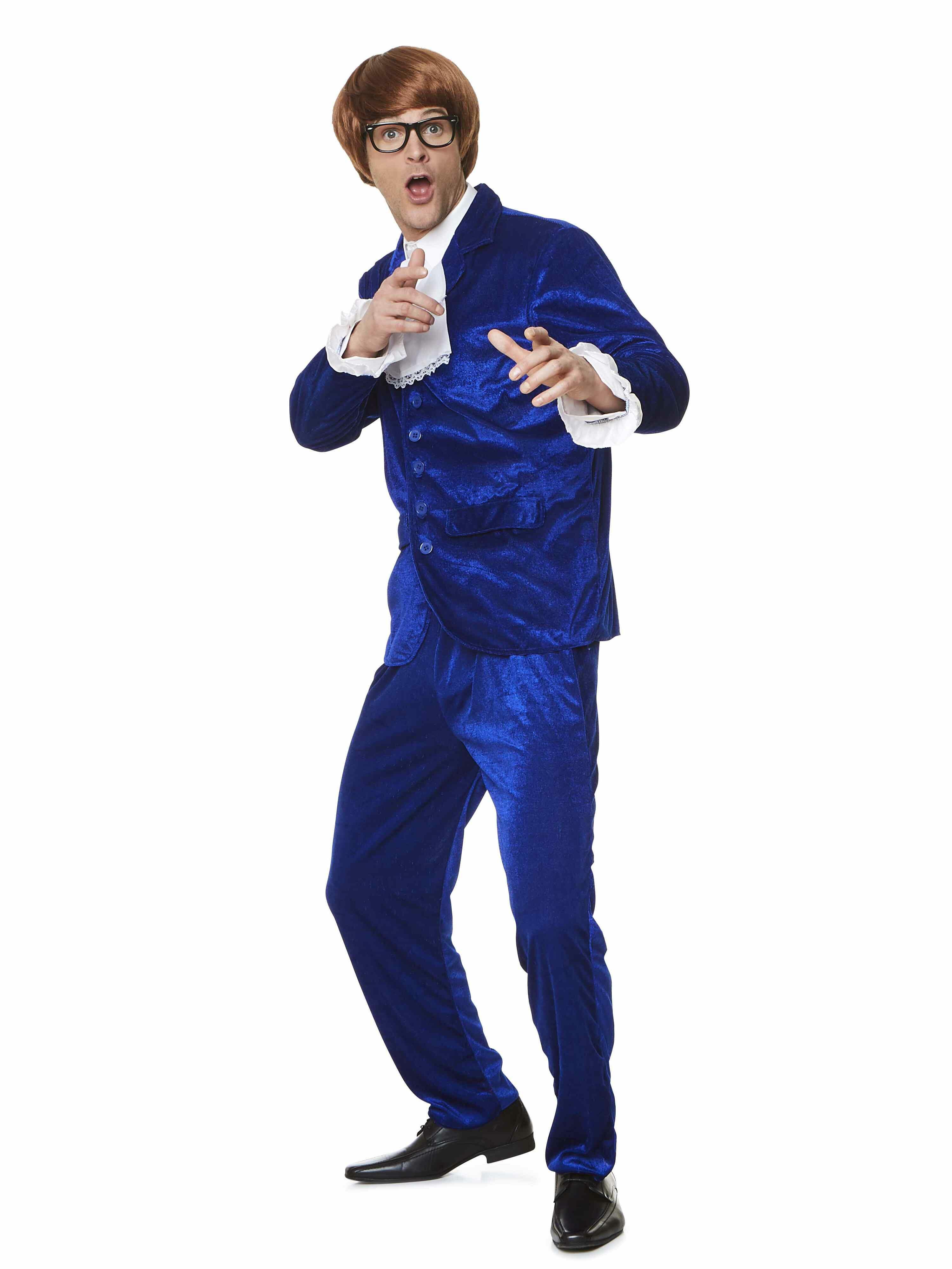 60s Mr Mojo Costume Blue
