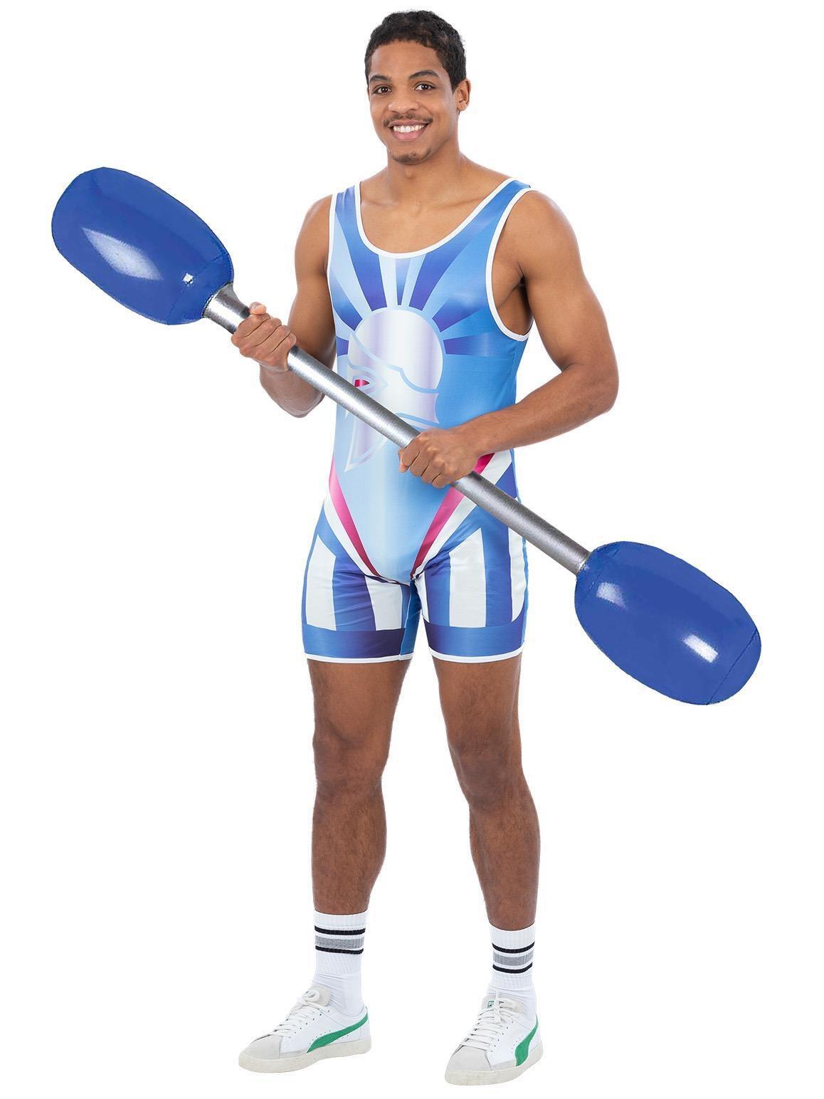 90s Game Show Contender Costume Blue