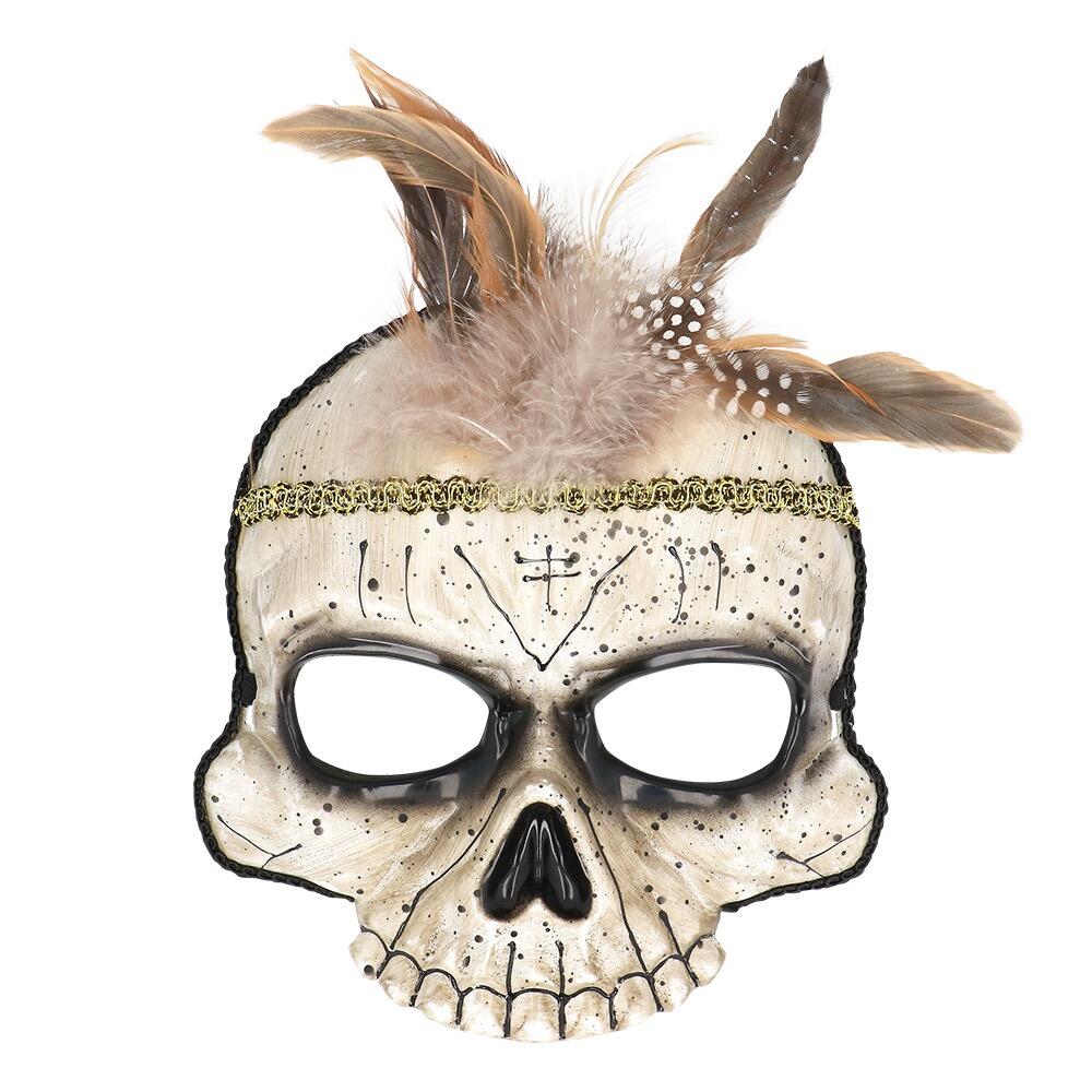 Voodoo Skeleton Half Mask