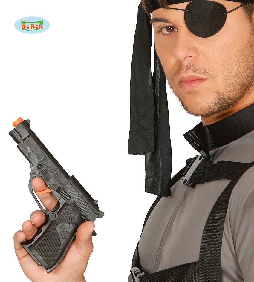 Police Detective Gun Black