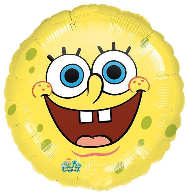 Foil Balloon Spongebob Squarepants Round