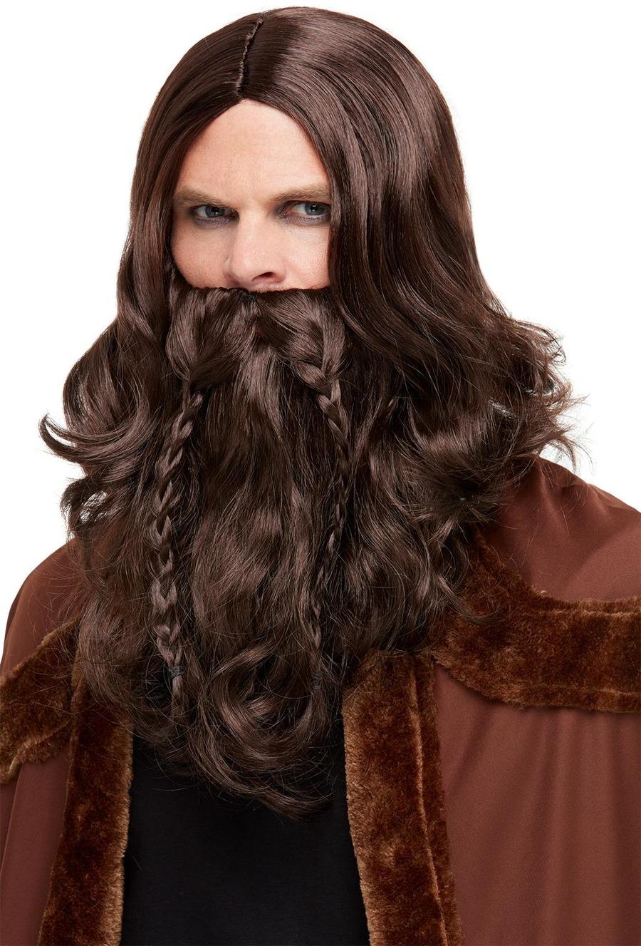 Viking Barbarian Wig & Beard Kit