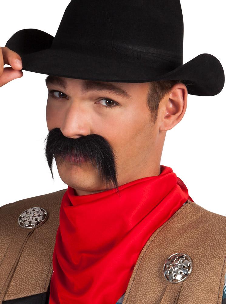 Mexican Gringo Moustache Black