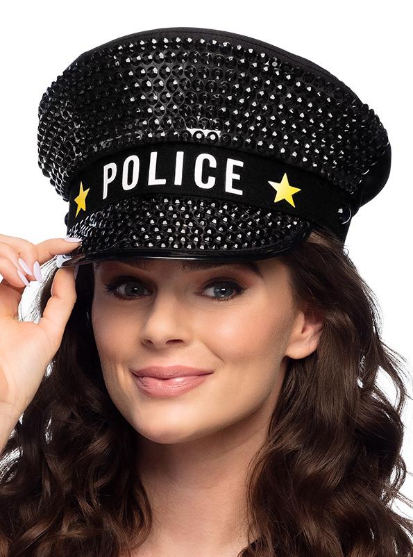 Sparkle Police Cap
