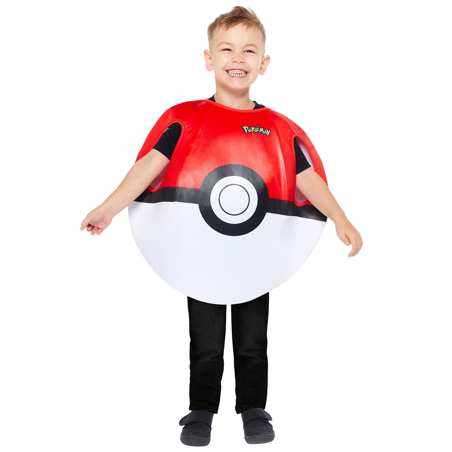 Kids Pokemon Poke Ball Tabard Costume