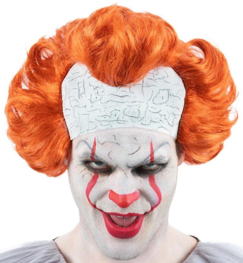 IT Chapter 2 Pennywise Wig with Forehead