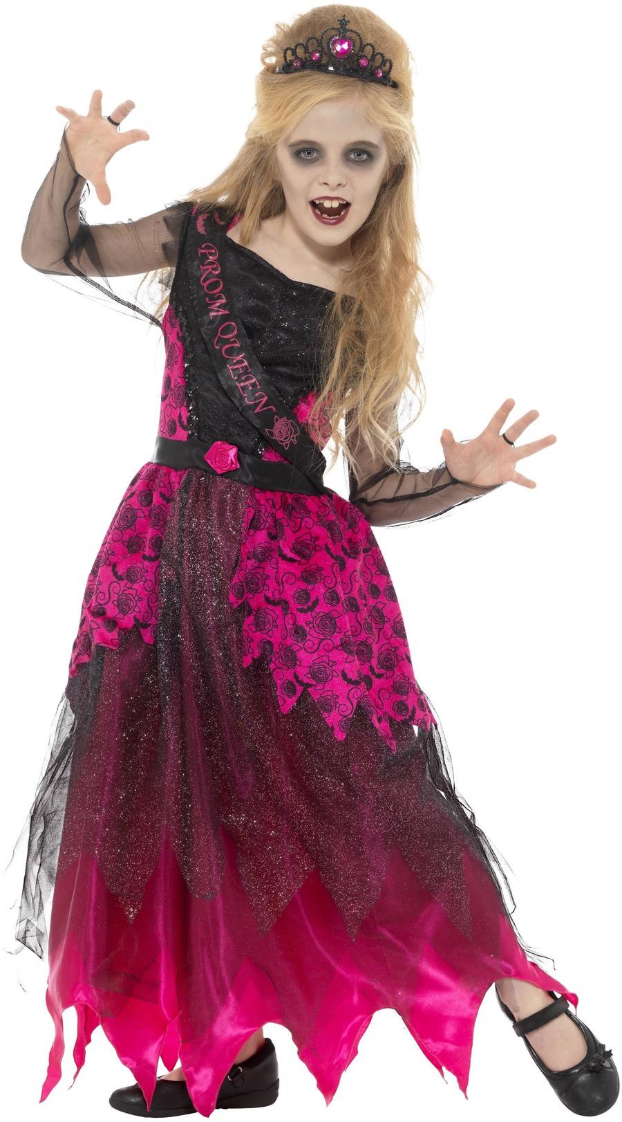 Kids Gothic Prom Queen Costume