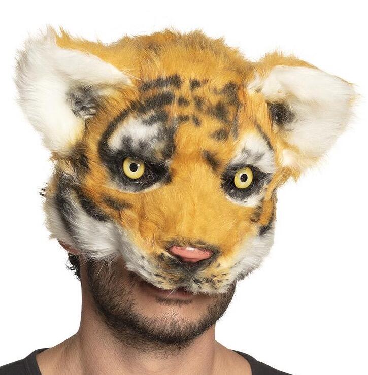 Plush Tiger Half Mask