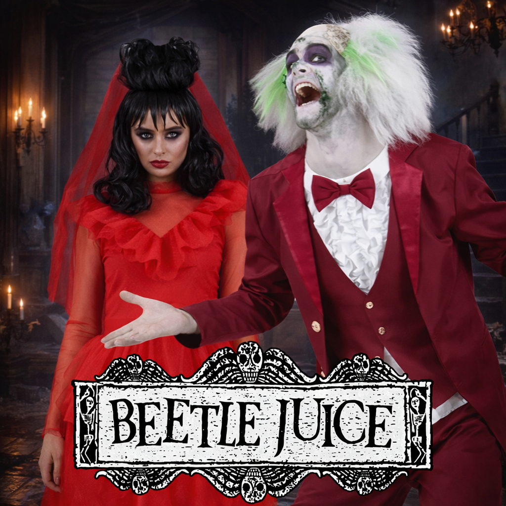 Beetlejuice Costumes | Movie Fancy Dress – Harlequin