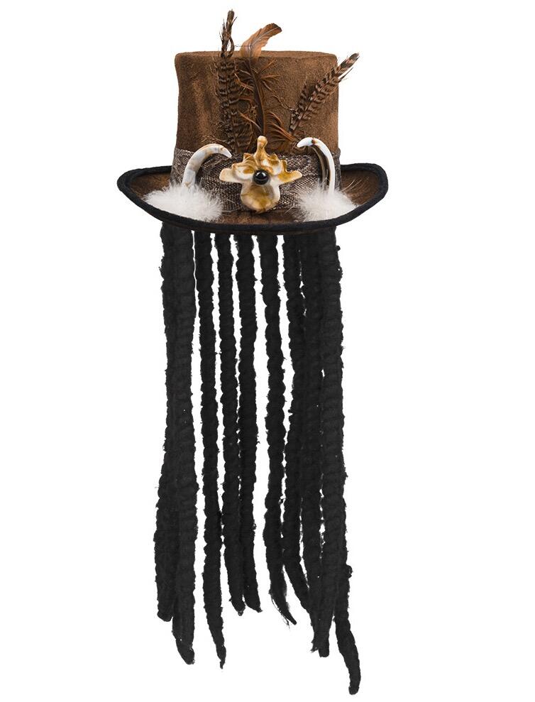 Buluku Voodoo Hat with Hair