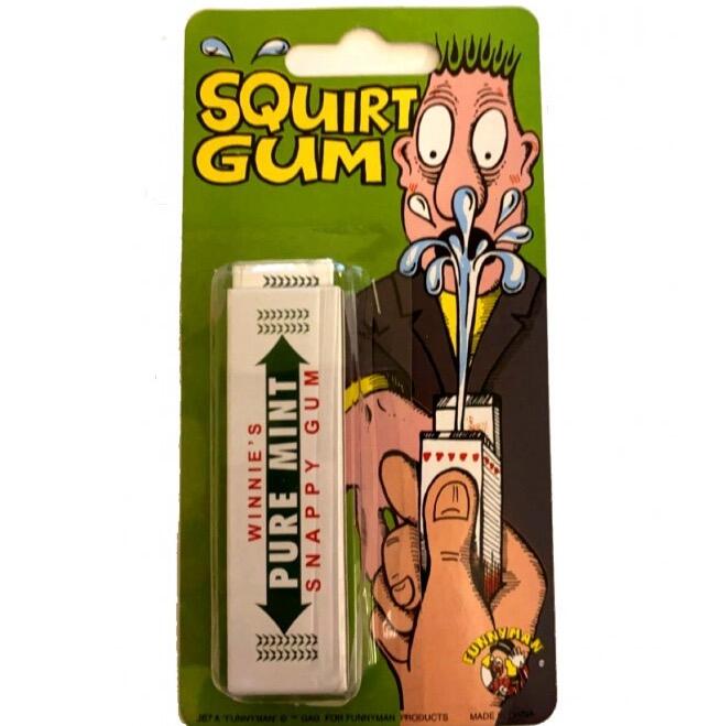 Joke Squirting Fake Chewing Gum