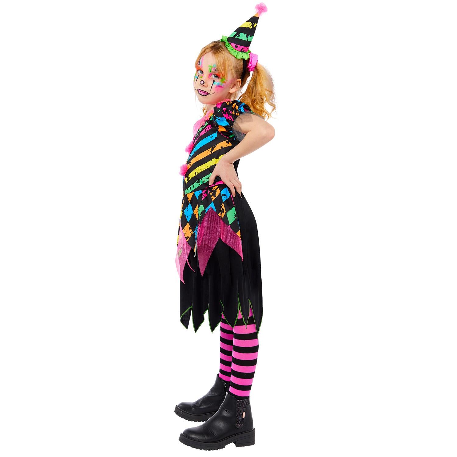 Kids Funhouse Horror Clown Dress Costume