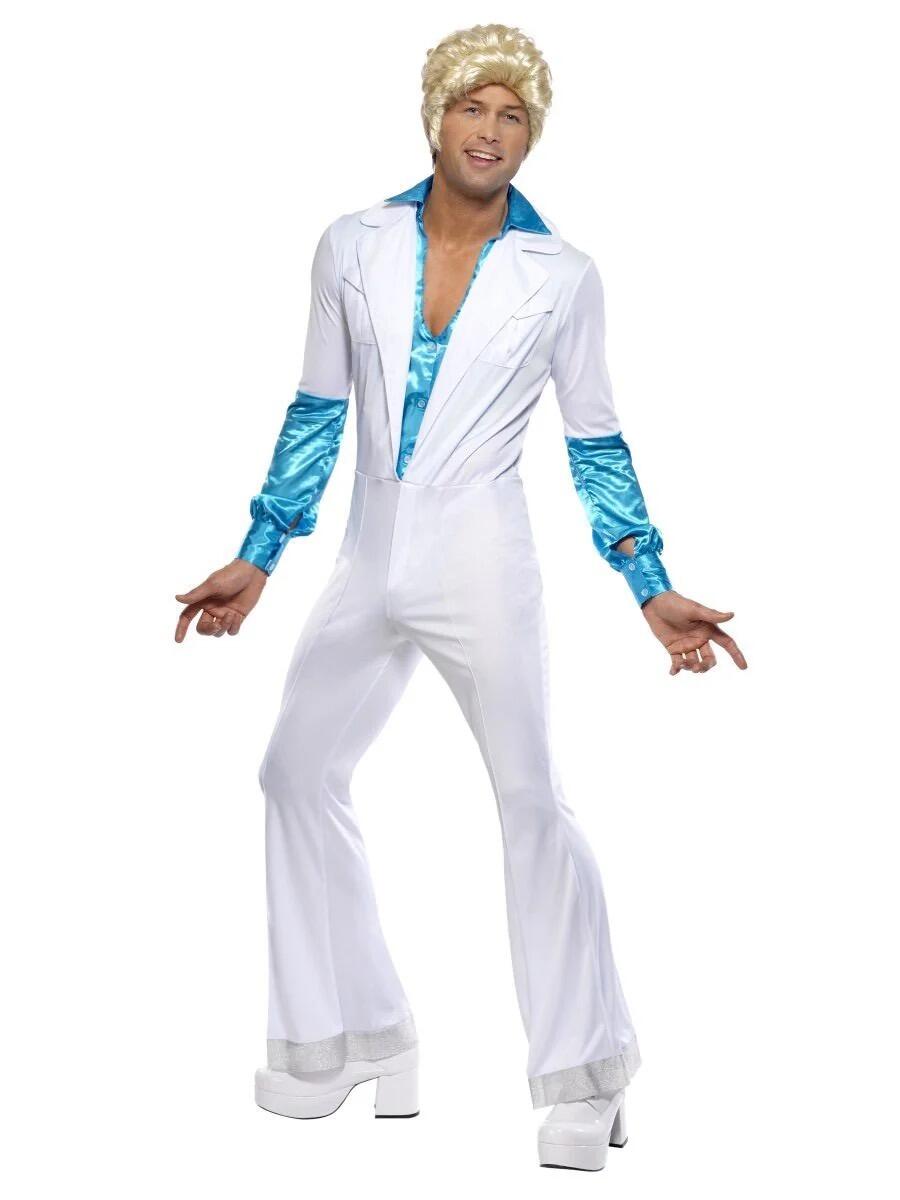 1970s Disco Man Costume White