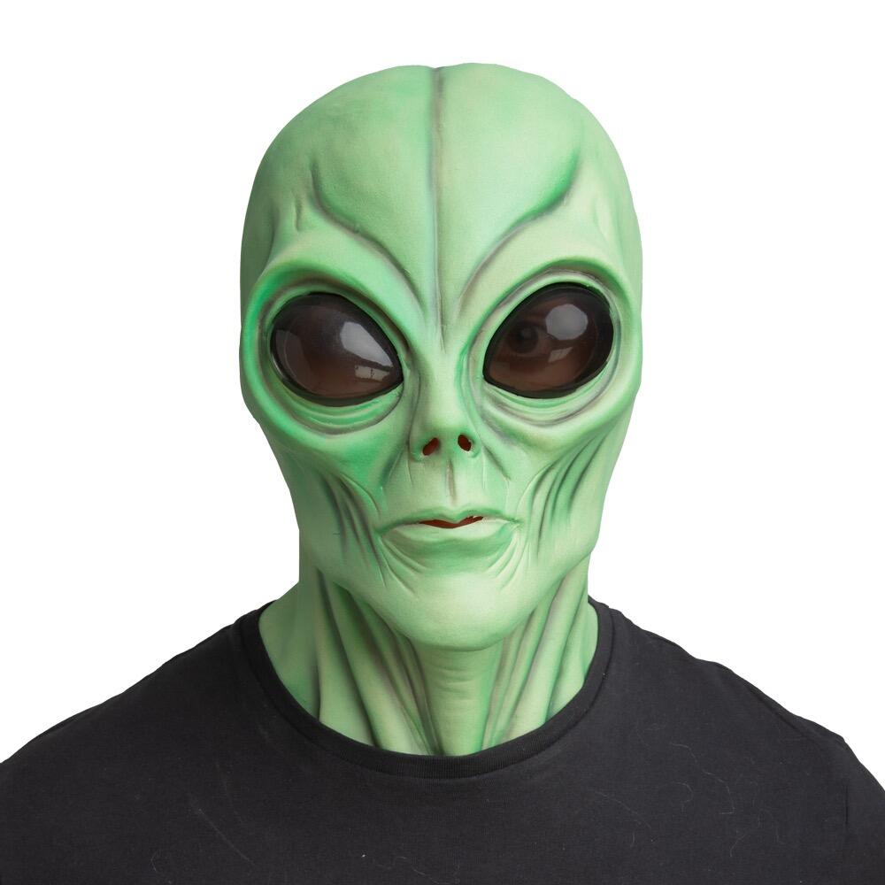 Alien Latex Mask Green