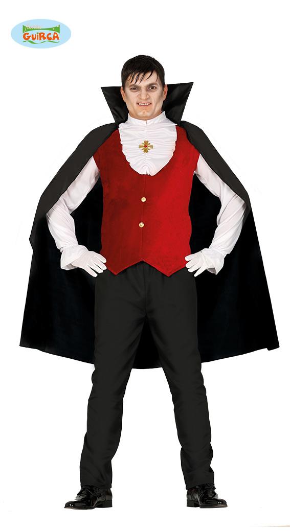 Vampire Costume Red & Black