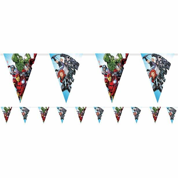 Avengers Infinity Card Flag Bunting