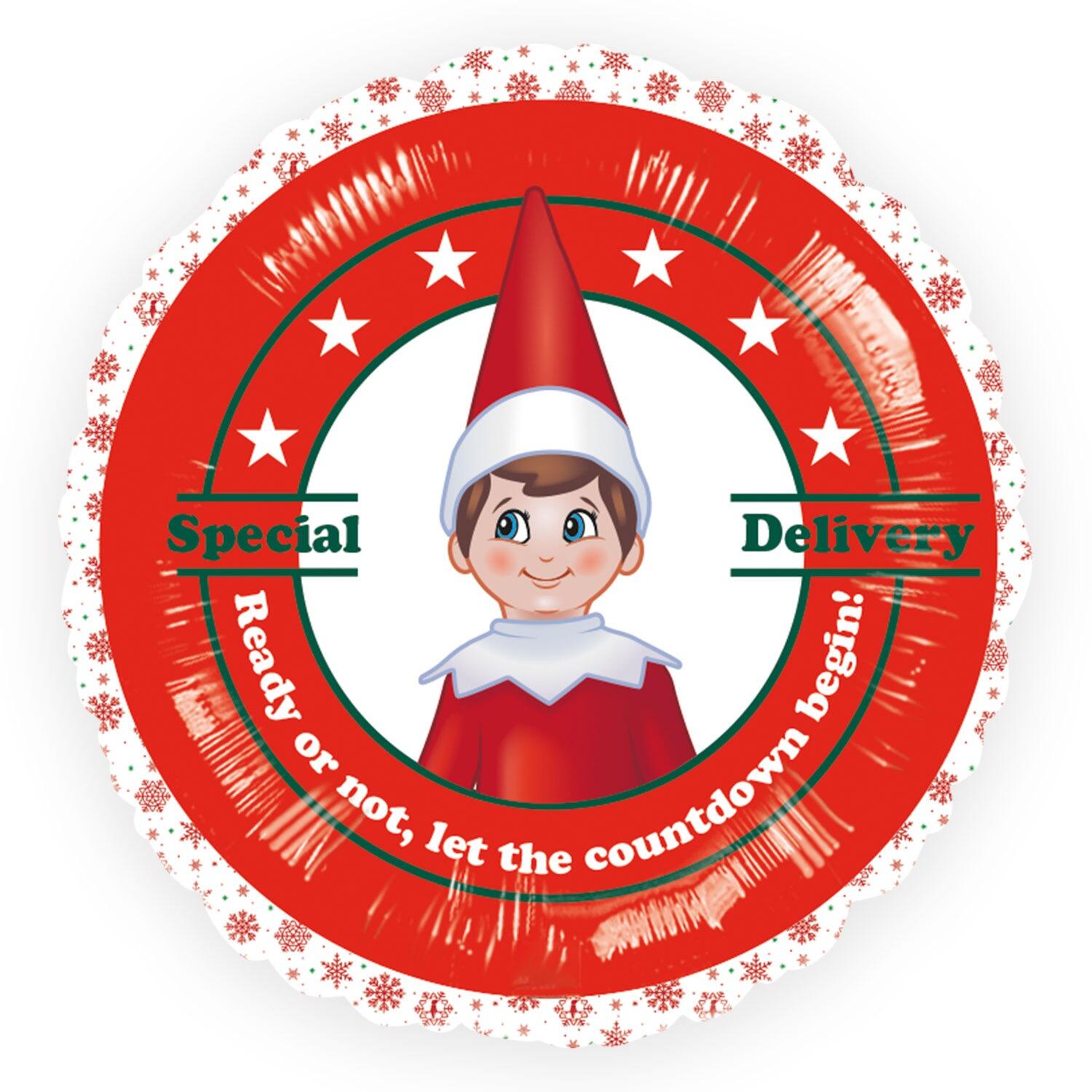 Foil Balloon Elf on the Shelf - Personalise Me!