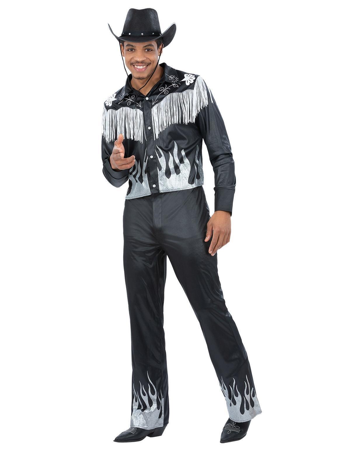 Glamorous Cowboy Costume Black