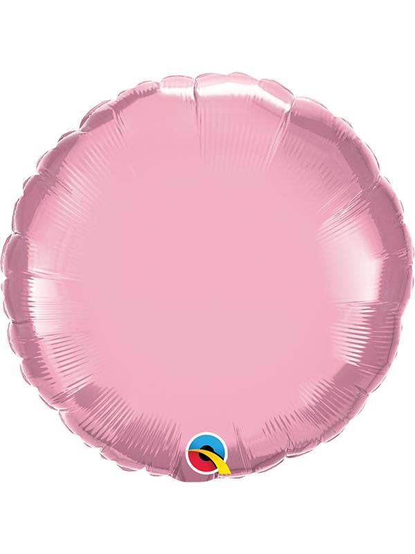 Foil Balloon Round Pearl Light Pink