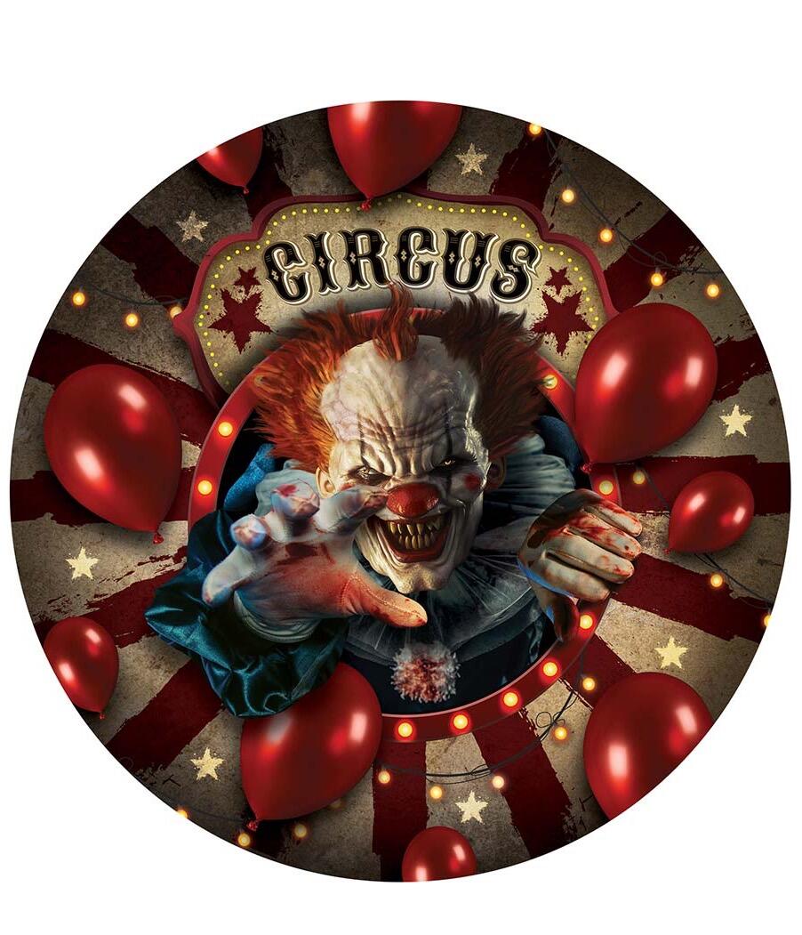 Halloween Scary Clown Paper Plates