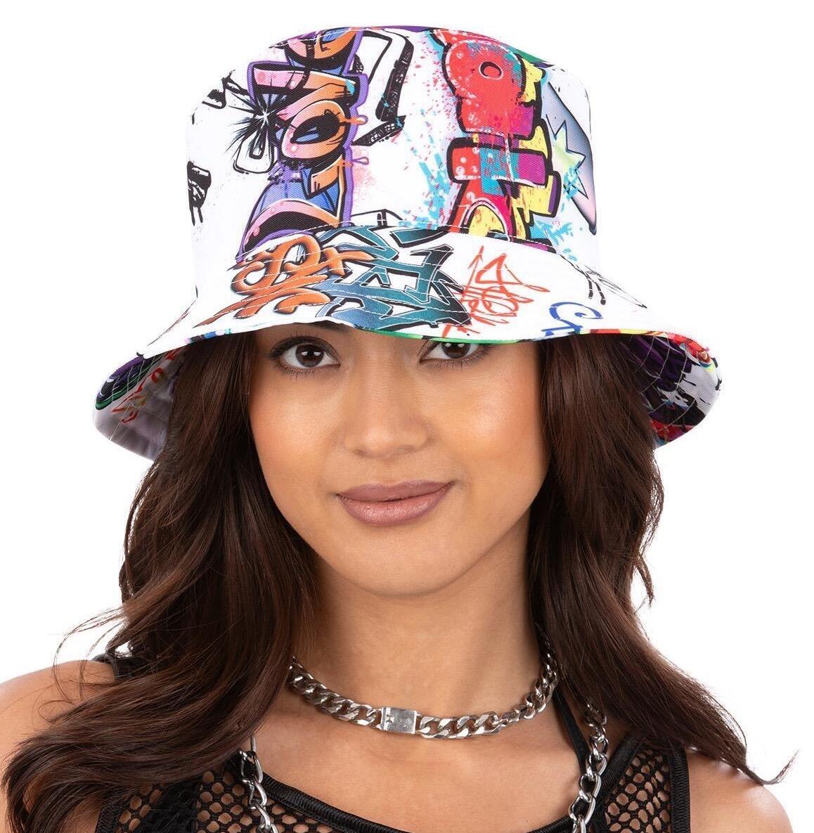 90s Graffiti Bucket Hat