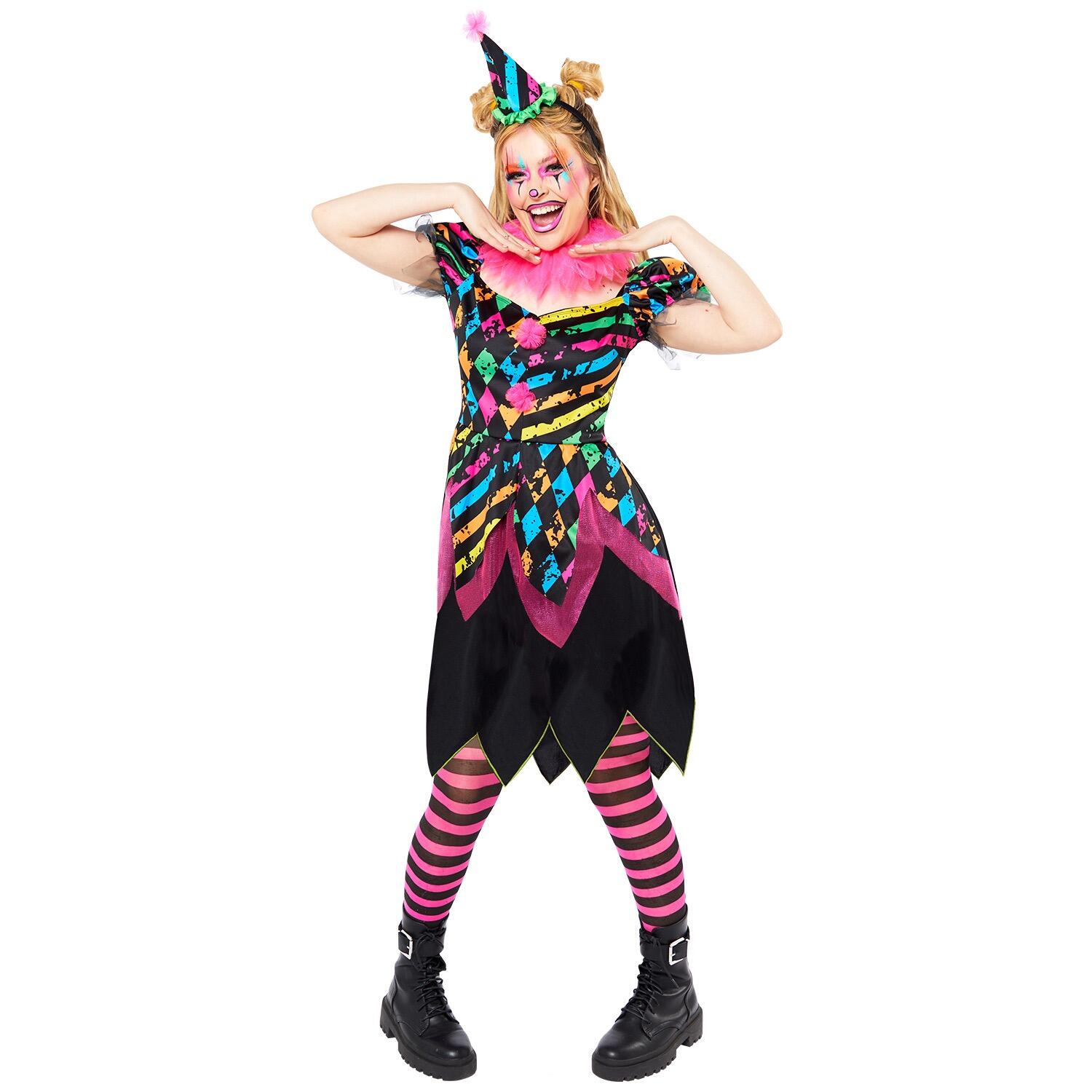 Funhouse Horror Clown Dress Costume