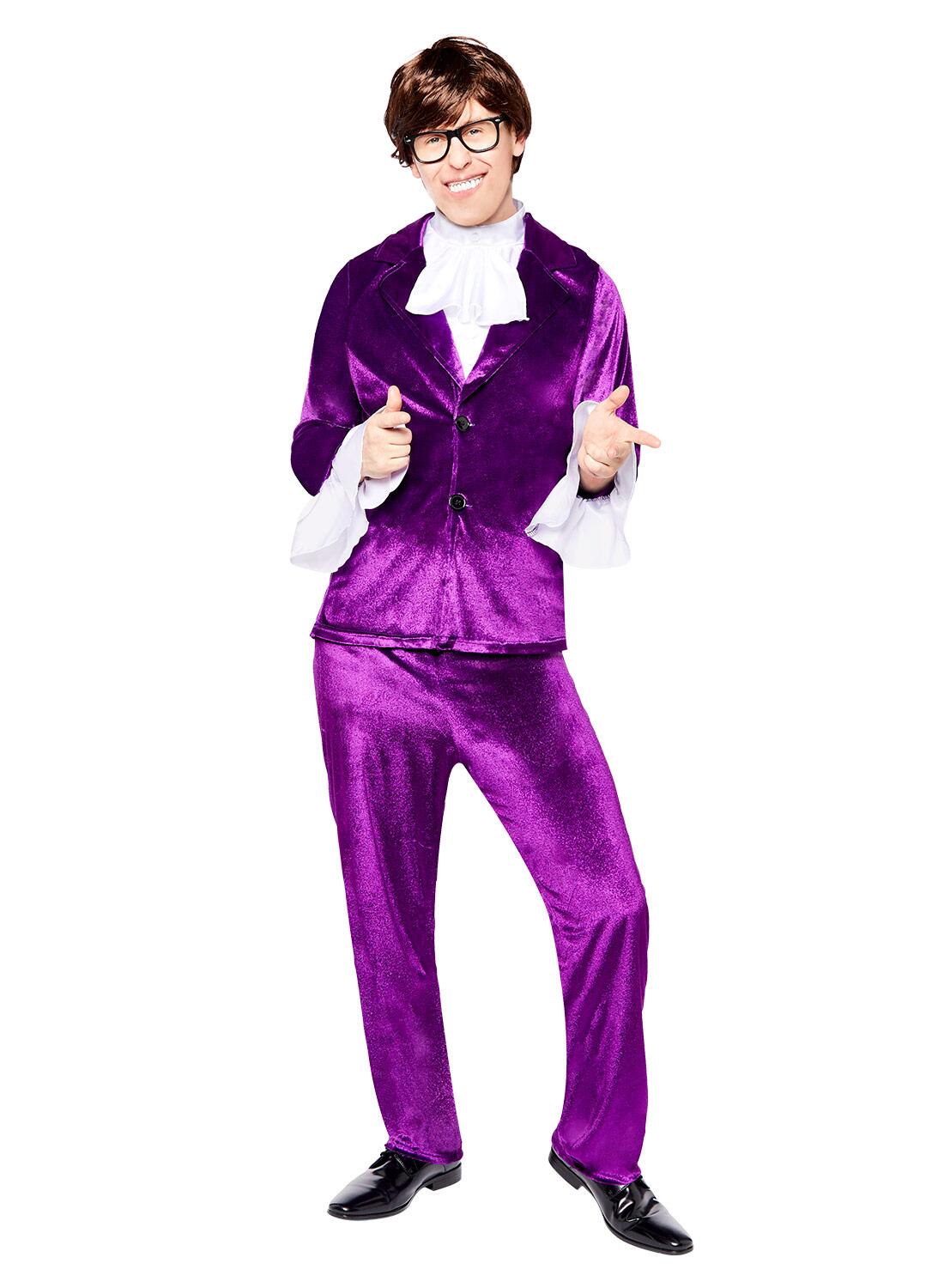 60s Groovy Lover Costume Purple