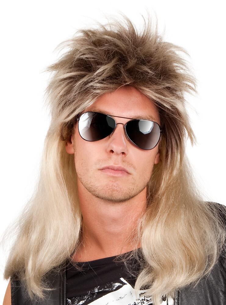 Super Mullet Wig Blonde