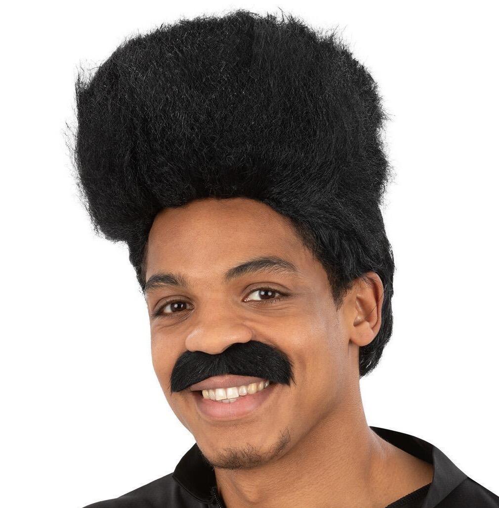 90s High Top Wig Black