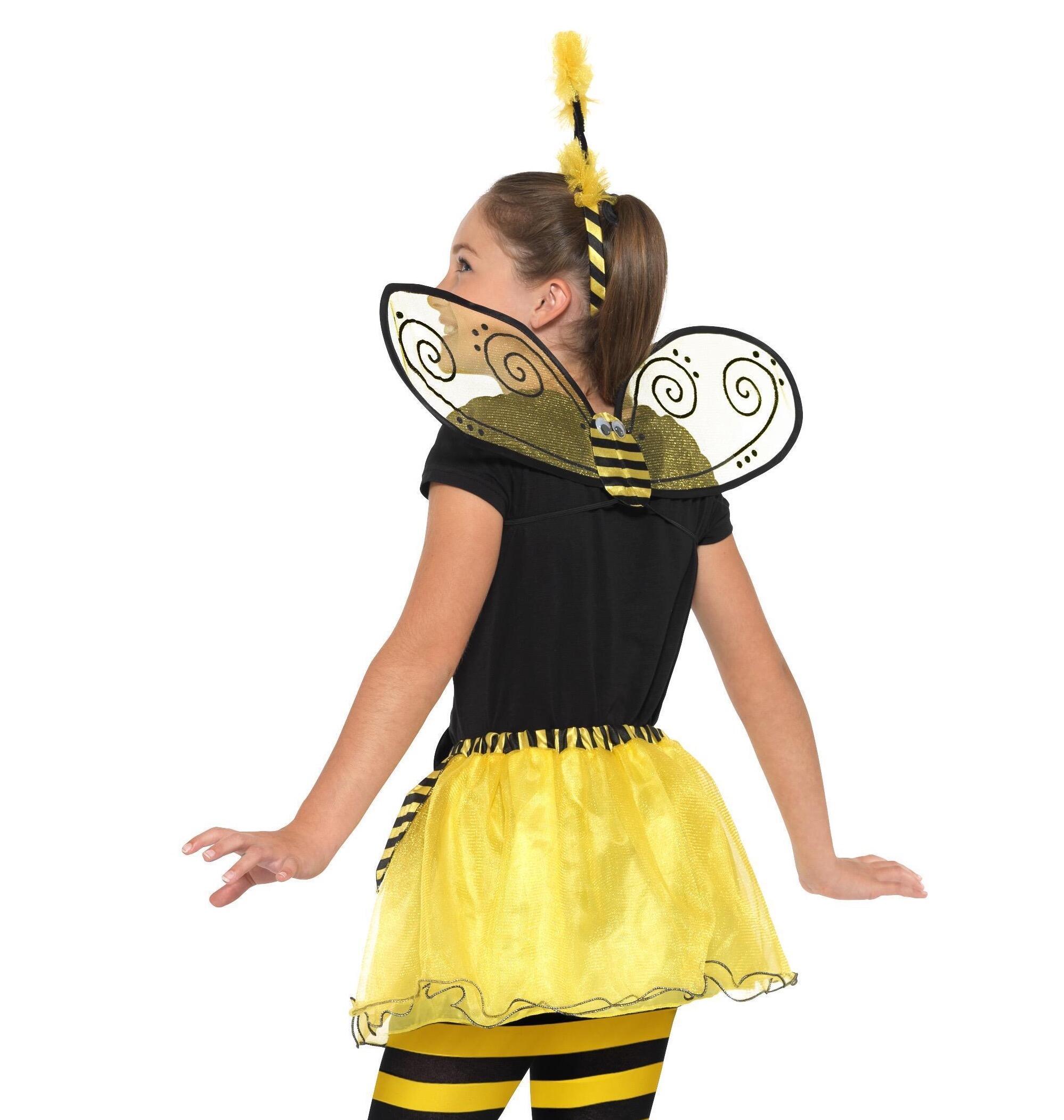 Kids Bumblebee Kit Black & Yellow | Tutu & Wings