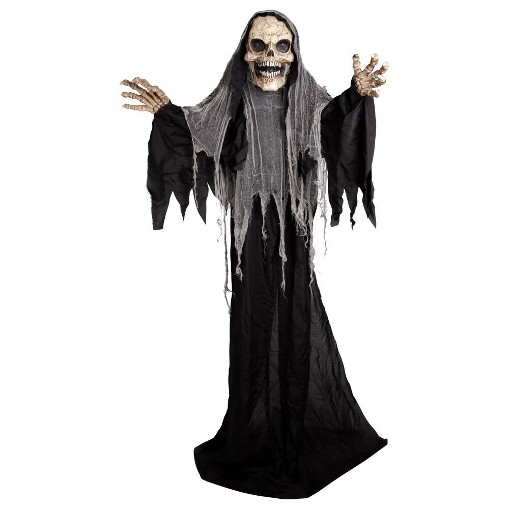 Graveyard Reaper Animated Halloween Decoration 6ft