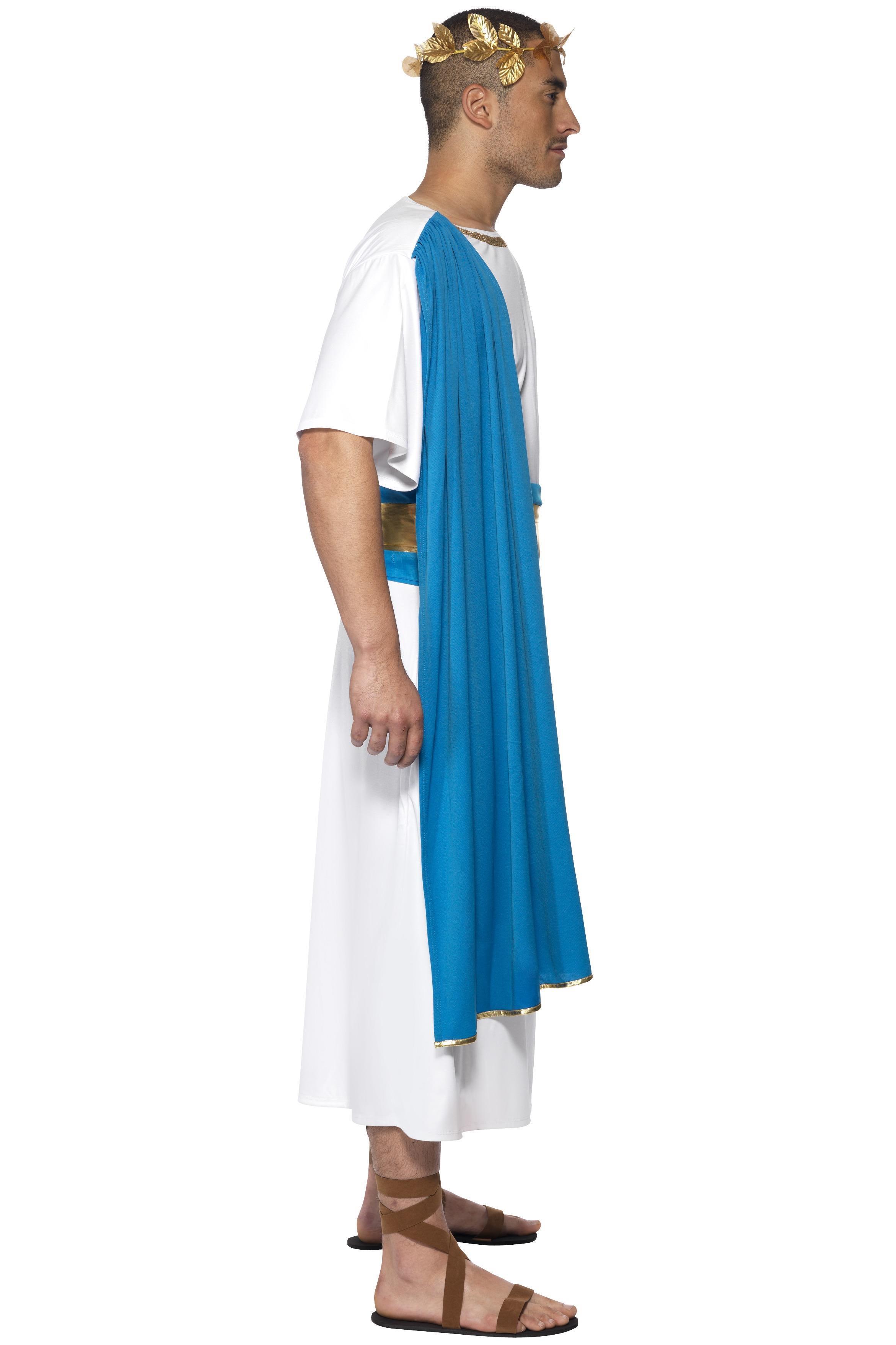 Roman Senator Costume Blue & White