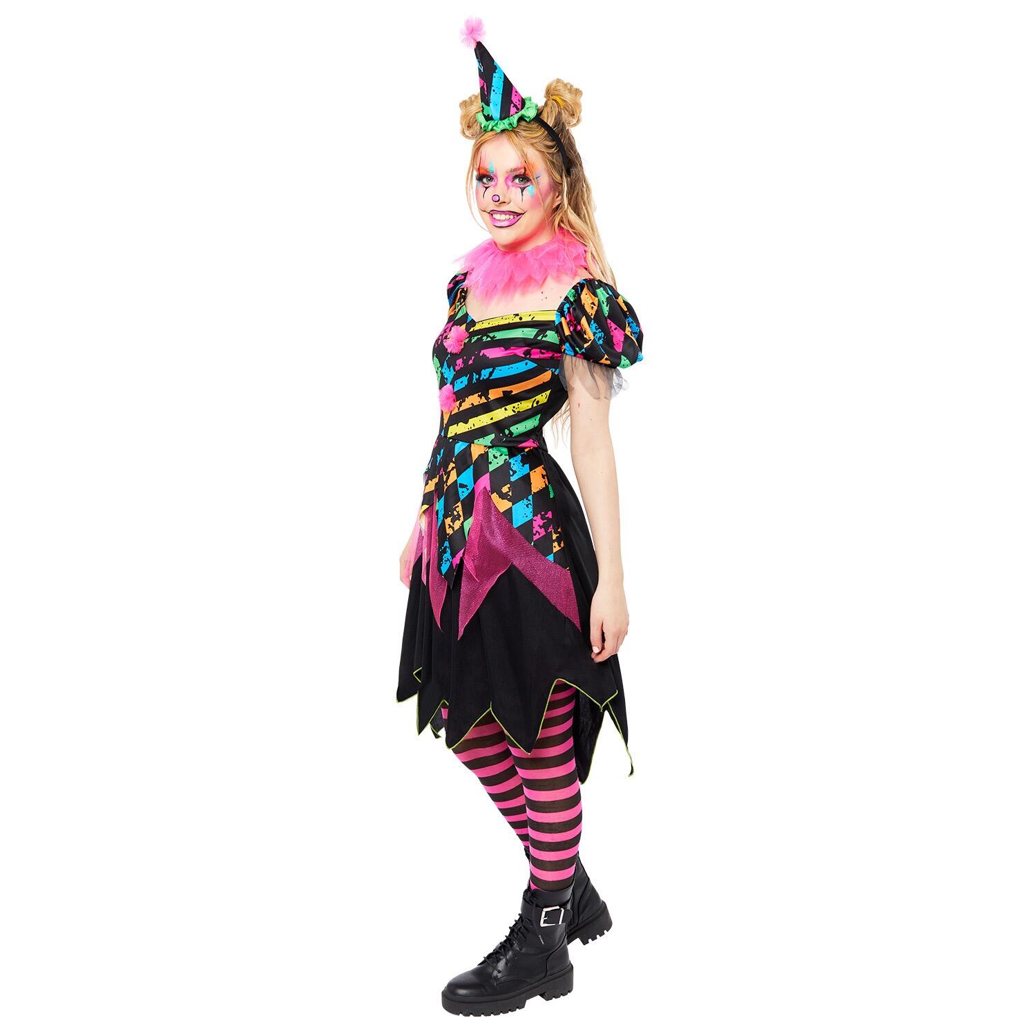 Funhouse Horror Clown Dress Costume