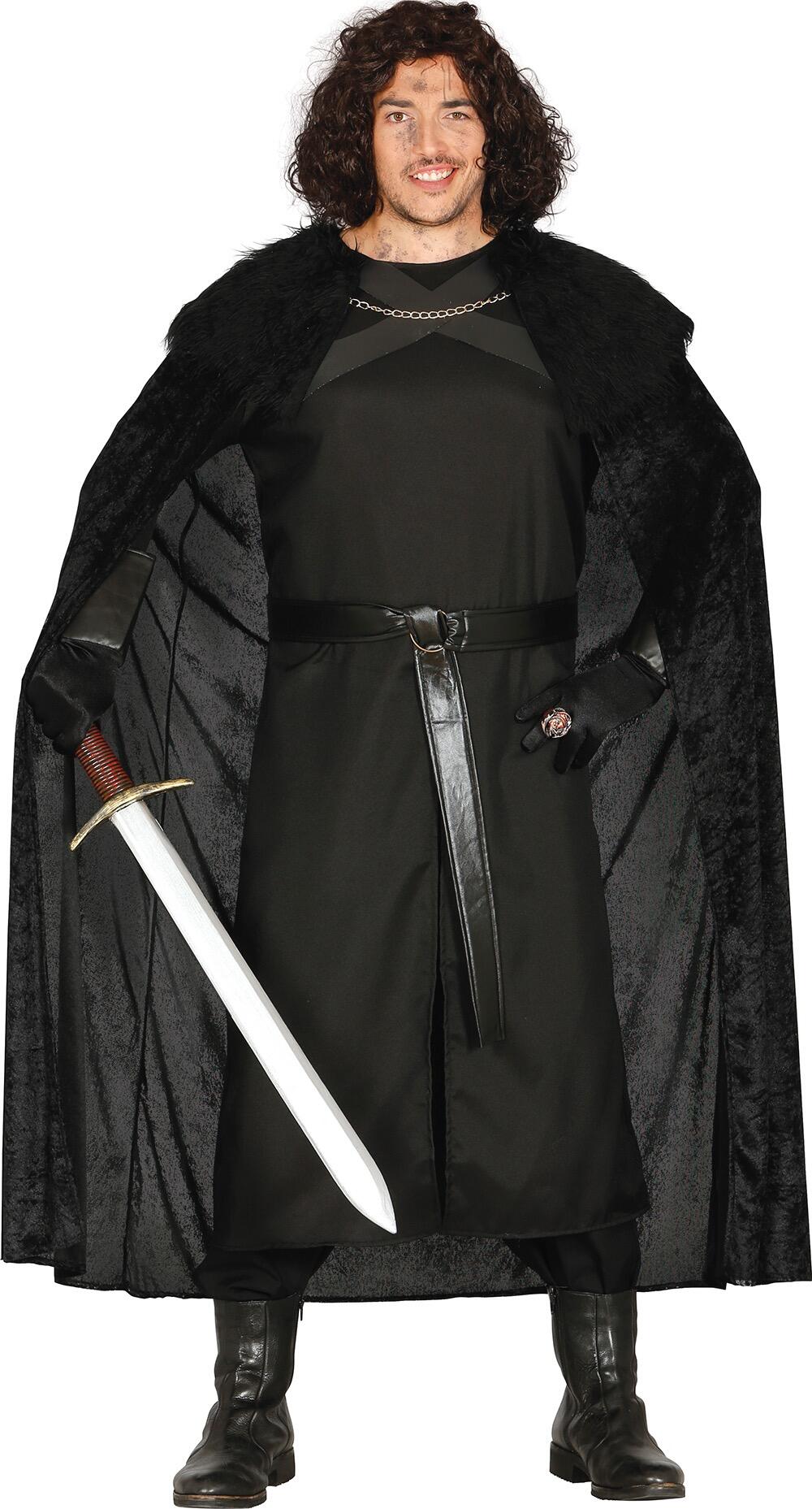 Medieval Guard Costume Black