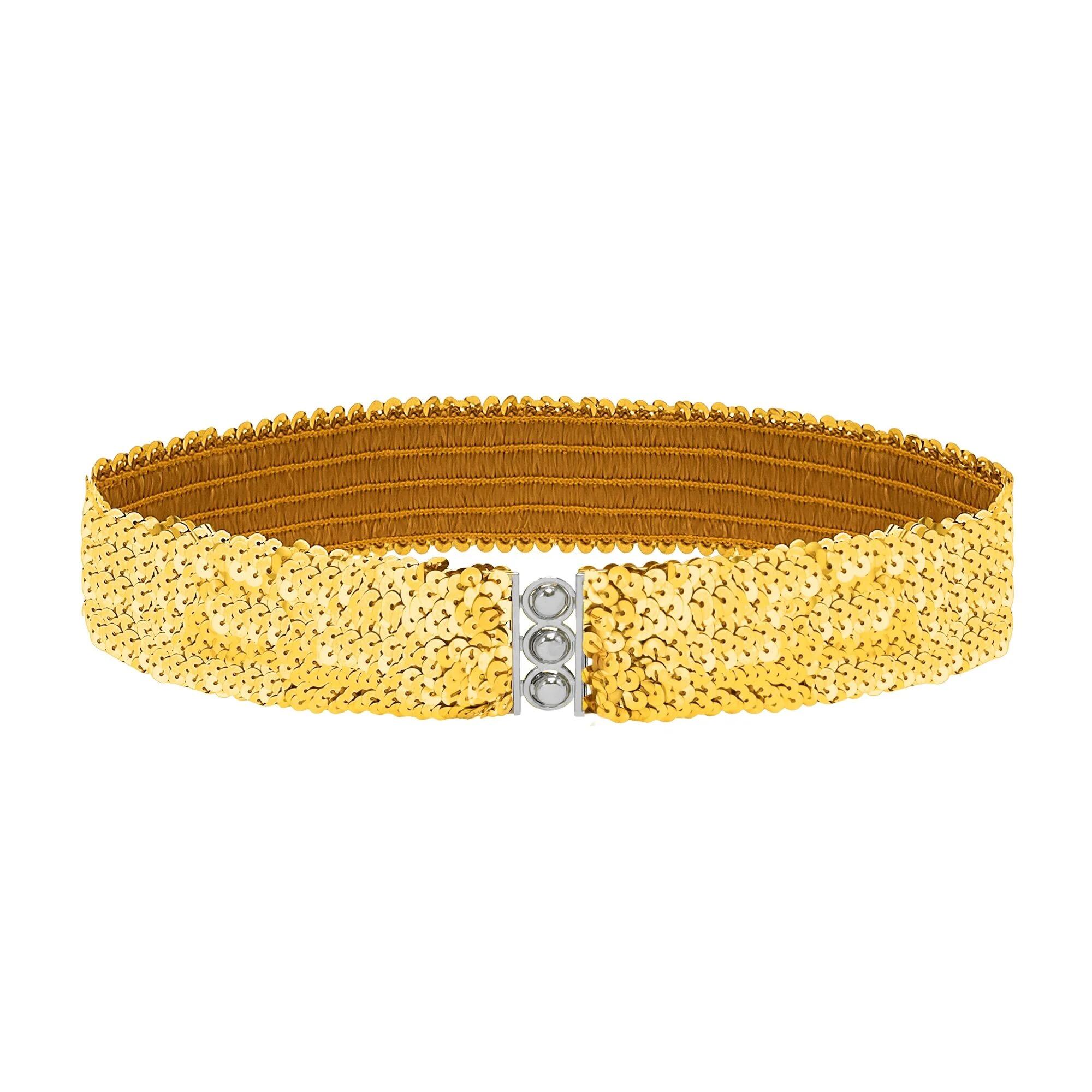 Gold Sequin Belt