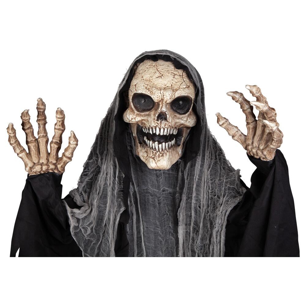 Graveyard Reaper Animated Halloween Decoration 6ft