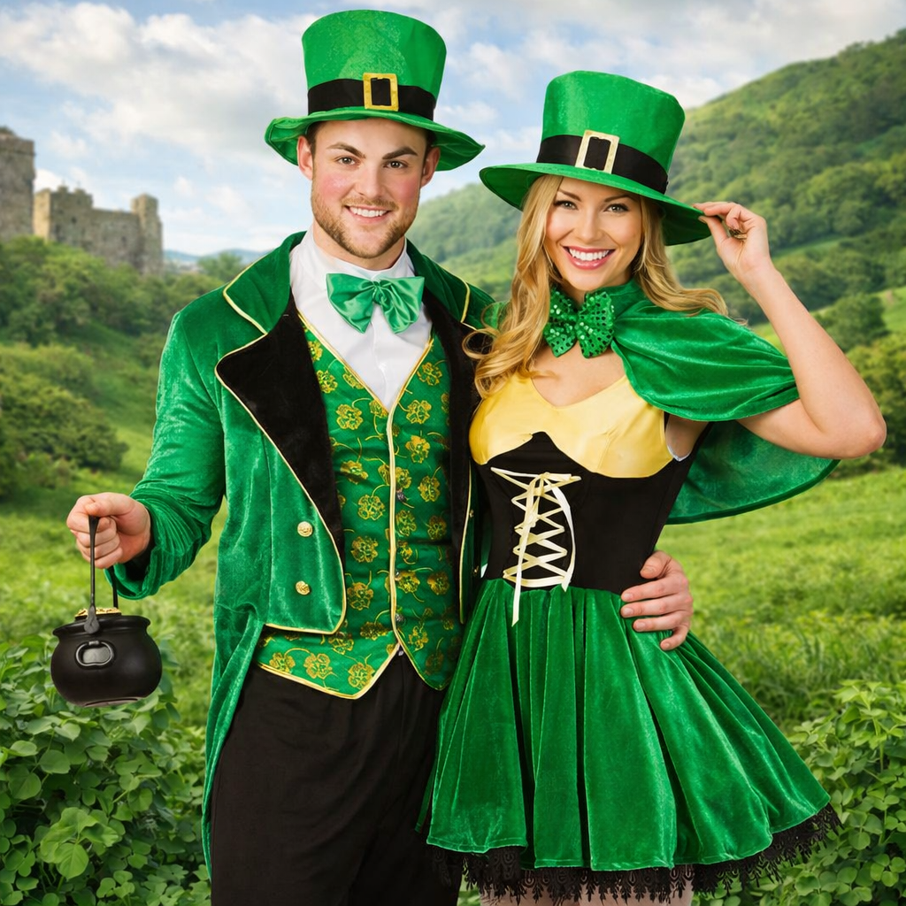 St Patrick’s Day Costumes | Irish Fancy Dress for Parties | Harlequin