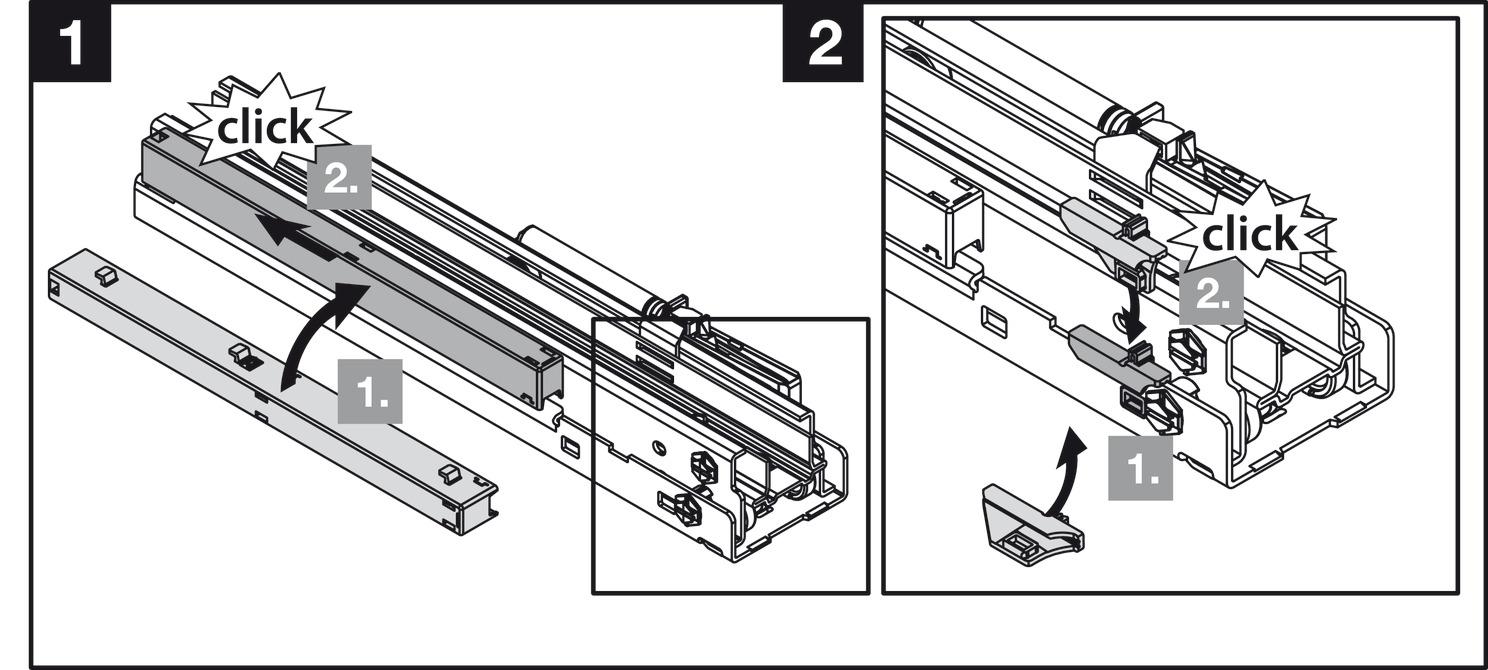 Soft-Stop Mechanism, Vs Pam For Vs Tal Larder Units Vauth-Sagel