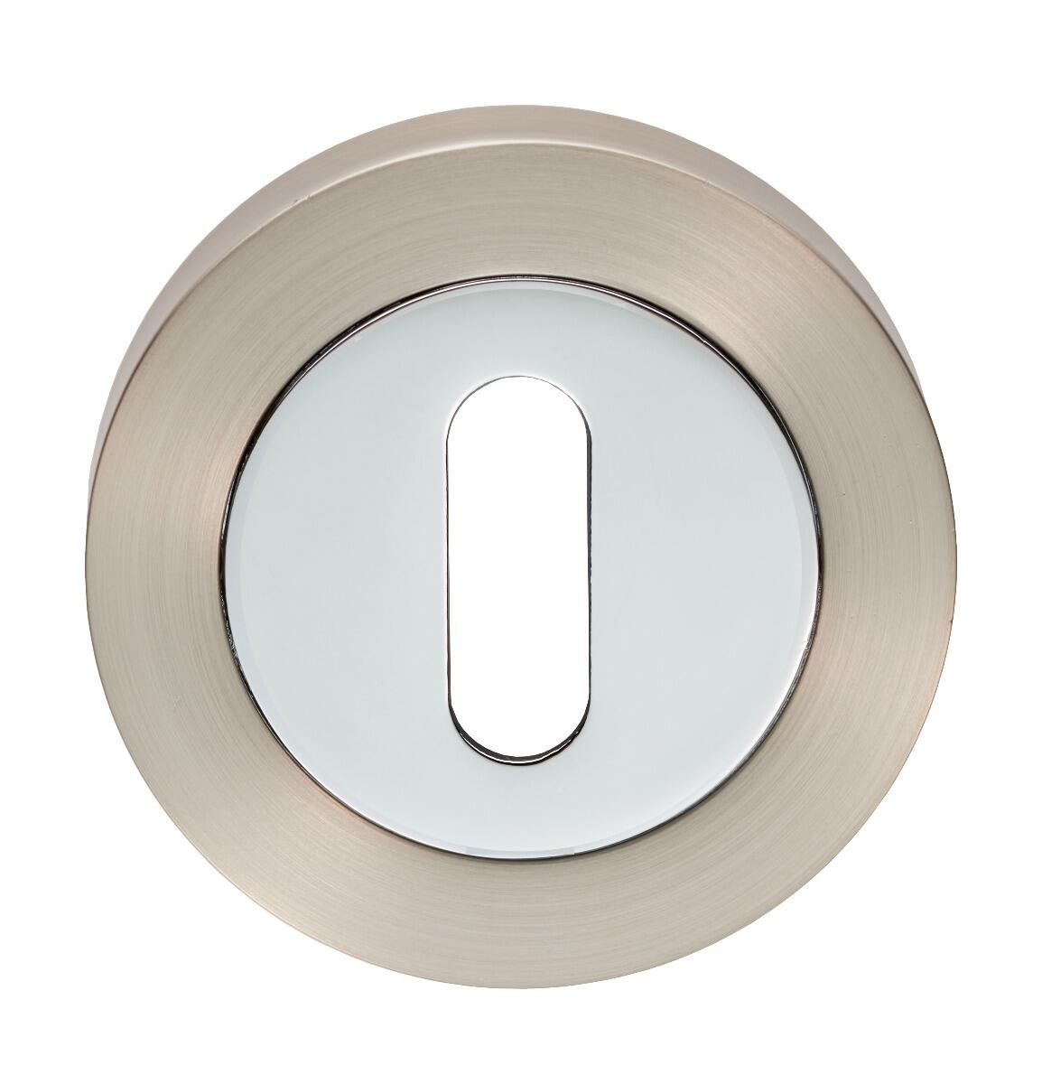 Round Escutcheon, Lock Profile, 52 X 8 Mm