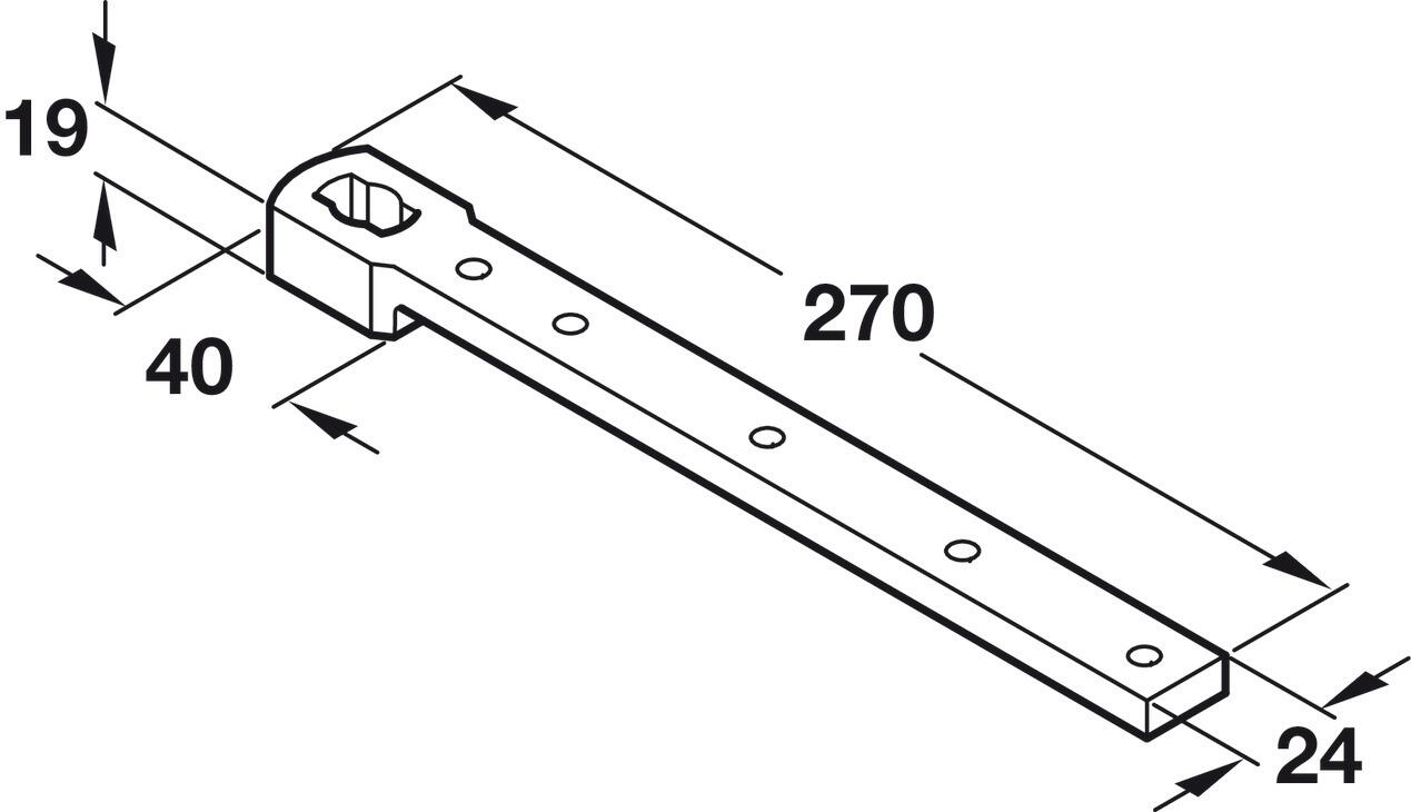 Bottom Strap, Double Action, Drop Forged Steel, Geze
